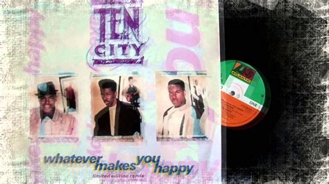 TEN CITY Whatever Makes You Happy New York City MIx 1990 YouTube