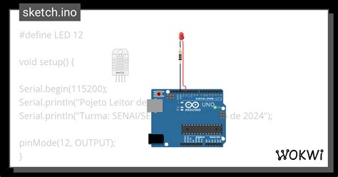 Projeto Leitor De Temperatura Wokwi ESP32 STM32 Arduino Simulator