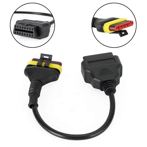 Obd2 6 Pin Diagnostic Code Reader Adapter Scanner Cable Benelli