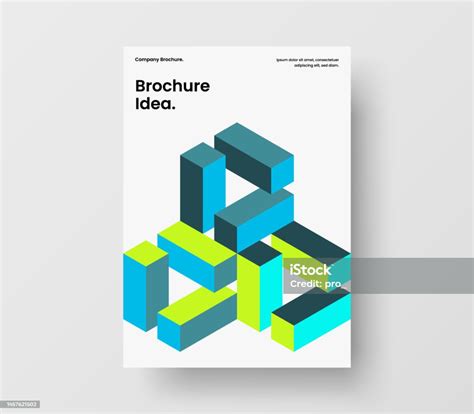 크리 에이 티브 카탈로그 커버 디자인 벡터 레이아웃입니다 현대 기하학적 모양 팜플렛 템플릿입니다 0명에 대한 스톡 벡터 아트 및 기타 이미지 Istock