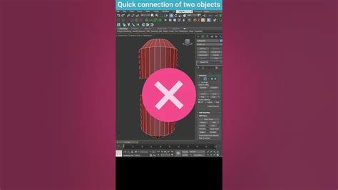 correct vs incorrect methods for connecting objects in 3ds max 3dsmax