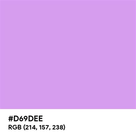 D69dee Color Name Is Bright Ube
