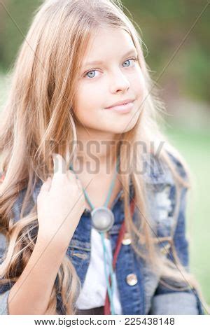 Smiling Blonde Teen Image And Photo Free Trial Bigstock