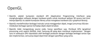 OpenGL Material Pptx