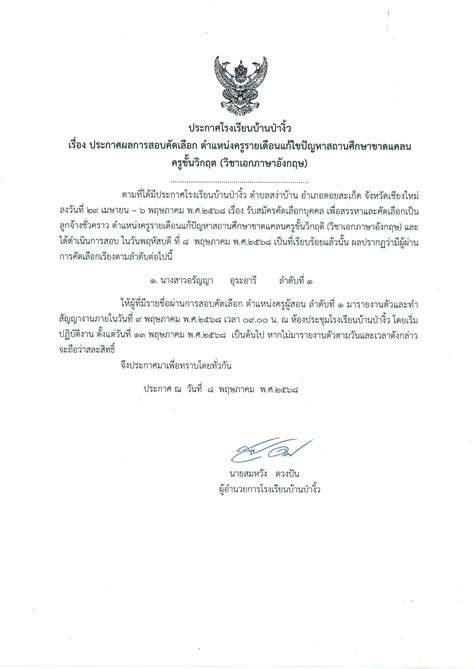 📣 โรงเรียนบ้านป่างิ้ว อ ดอยสะเก็ด สพป ชม1 Facebook