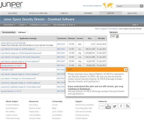 Installation Of Junos Space Security Director And Managing Juniper Firewall 51 Security