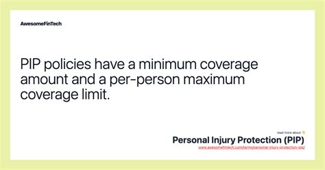 Personal Injury Protection PIP AwesomeFinTech Blog