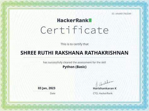 Shree Ruthi Rakshana Rathakrishnan On Linkedin Python Hackerrank Pythonprogramming