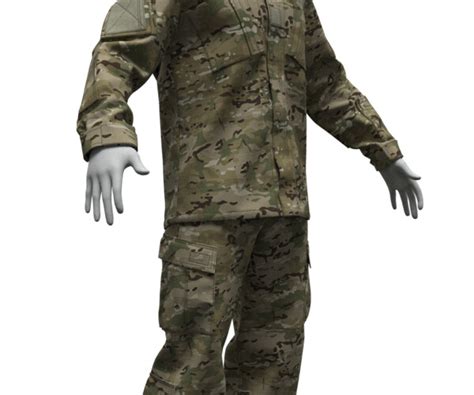 Artstation Us Air Force Ocp Uniform Marvelous Designer Clo 3d