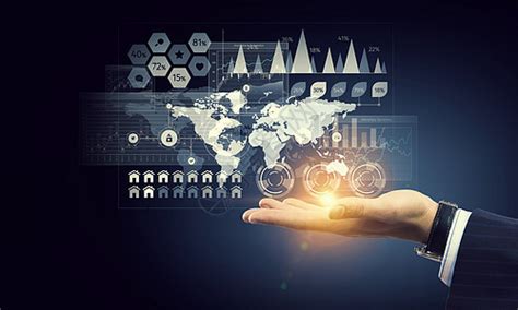 现代商业技术亲密的商人呈现棕榈商业战略的高清图片下载 正版图片300203337 摄图网