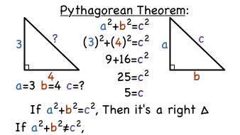 Identifying Parts Of A Triangle Pythagorean Theorem