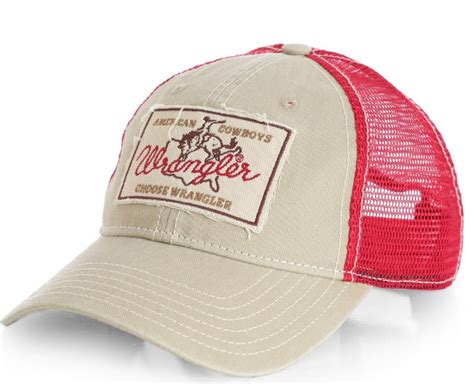 American Cowboys Choose Wrangler Patch Cap from Wrangler - 191056391263