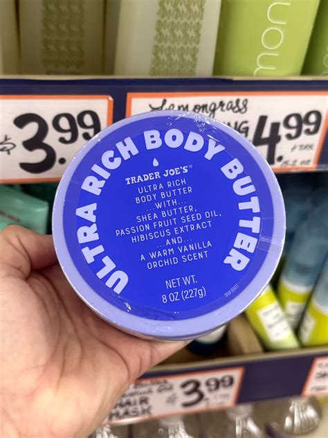 Can You Tell The Difference Trader Joes 7 Body Butter Tested AisleofShame Com
