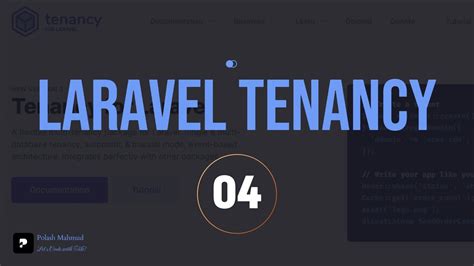 04 Creating Tenants Laravel Multi Tenancy Basics Youtube