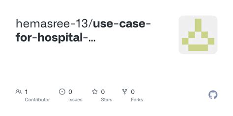 GitHub Hemasree Use Case For Hospital Management System