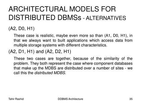 Ppt Distributed Dbms Architecture Powerpoint Presentation Free