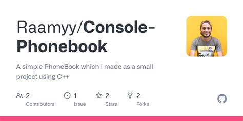 Github Raamyyconsole Phonebook A Simple Phonebook Which I Made As A