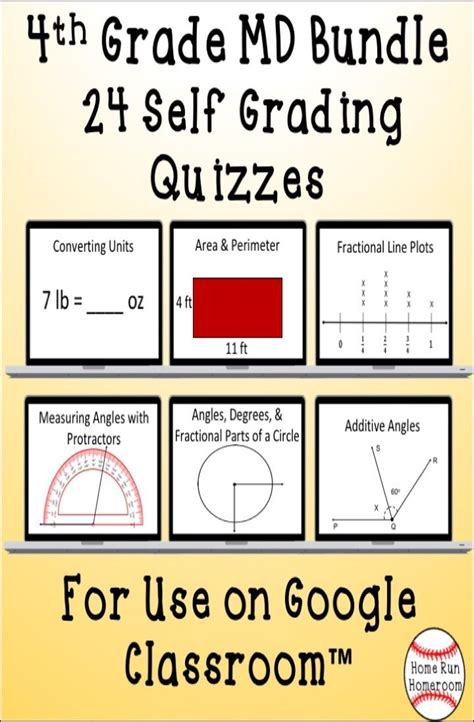 MD Google Classroom Digital Quiz Bundle Google Forms Elementary Resources Google