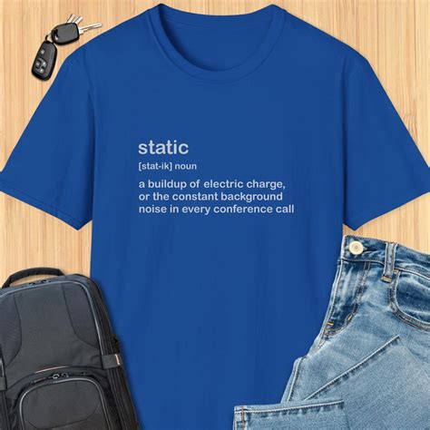 Funny Static Definition Shirt Engineer Nerd Geek Stem Humor T For