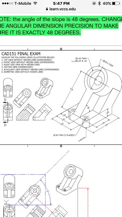 Can You Draw The Views In Autocad And Upload The File Chegg