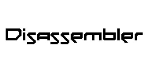 Disassembler In Use Fonts In Use