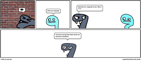 I Stubs My Own Toe Comic Studio