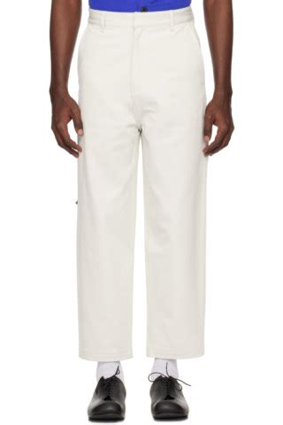 Beige Significant Patch Trousers By ADER Error On Sale