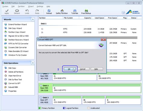 How To Convert GPT To MBR Or Convert MBR To GPT Without Losing Data