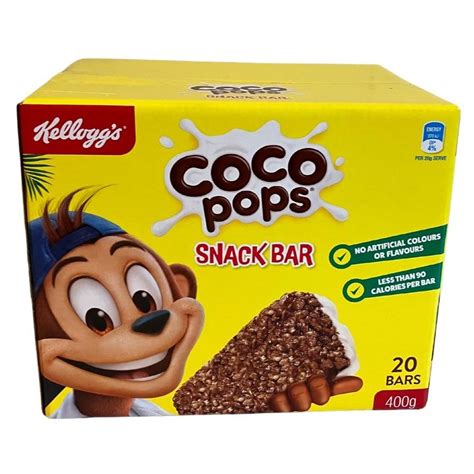 Kelloggs Coco Pops Snack Bar 20 Bars 400g Big W
