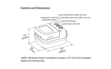 Lmrc 101 Digital Room Controller Single Relay By Wattstopper