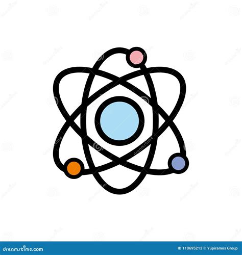 Physics Orbit Atom To Chemistry Education Stock Vector Illustration Of Magnetic School 110695213