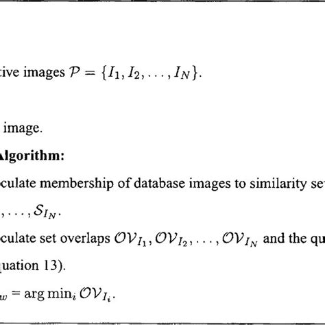 Outline Of The Set Distance Algorithm Download Scientific Diagram