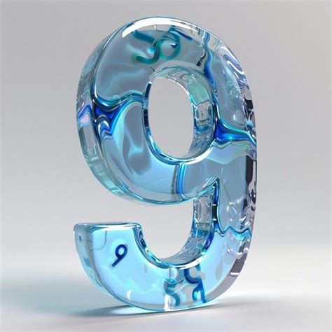 Best 13 Numerical Number Nine In Creative Digital Art Style Artofit
