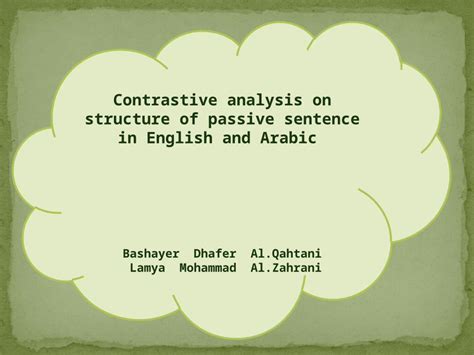 Pptx Contrastive Analysis On Structure Of Passive Sentence Dokumentips