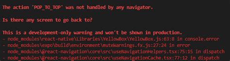 reactjs react native stackactions poptotop not working properly in
