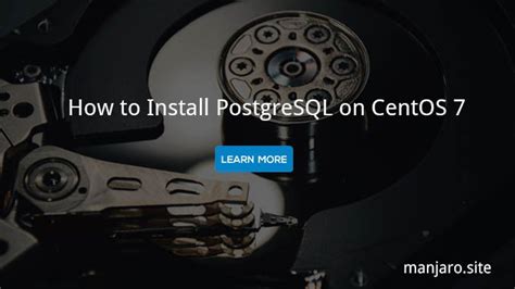 5 easy steps to install postgresql on centos 7 server