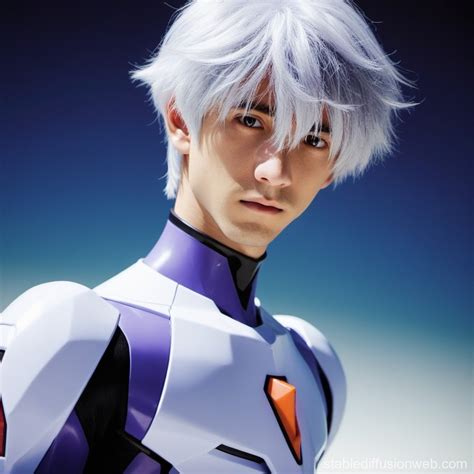 Kaworu Nagisa Neon Genesis Evangelion Character Stable Diffusion Online