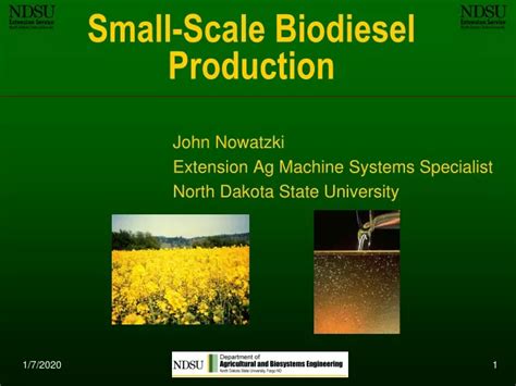 Ppt Small Scale Biodiesel Production Powerpoint Presentation Free