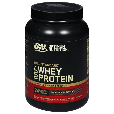 Optimum Nutrition 24g Protein 55g Bcaas Fast Digesting Whey Protein