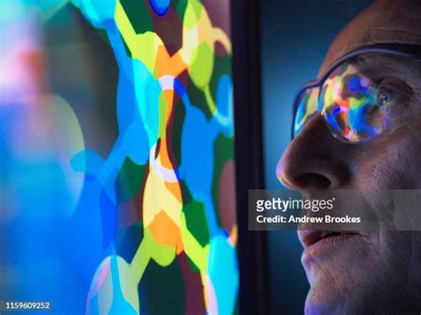 Scientist Understanding The Design Of A Molecular Structure On Computer