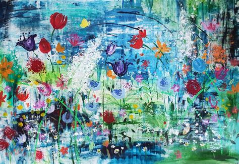 Water Garden By Tonia Bear Sold • Art Gallery Sw