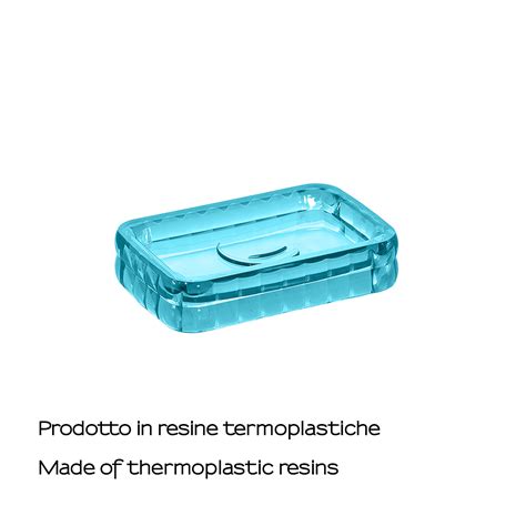 Glady Porte Savon Turquoise Gedy