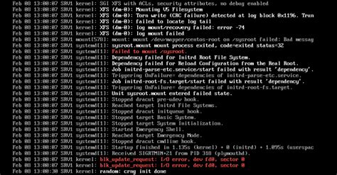 Centos7 Failed To Mount Sysroot Leoshi2020 博客园