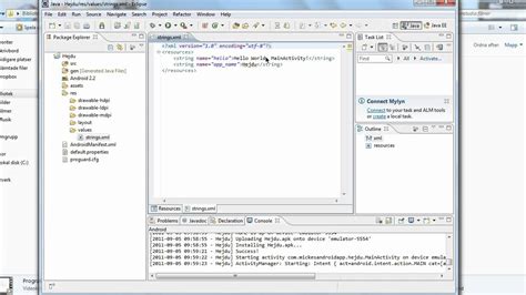 Programmering Android Hejdu Appen Del 1avi Youtube
