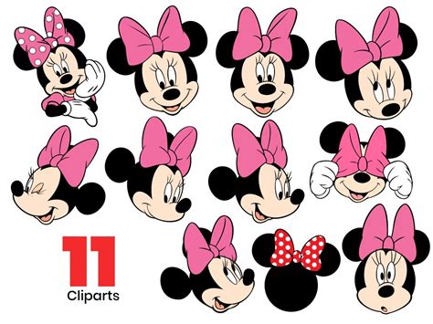 Minnie Mouse Head Clip Art