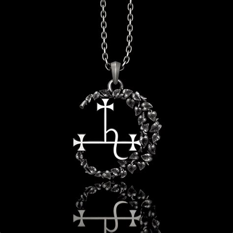 Sigil Of Lilith Sterling Silver Pendant Gthic