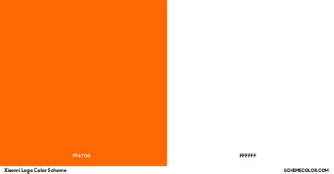Xiaomi Color Scheme