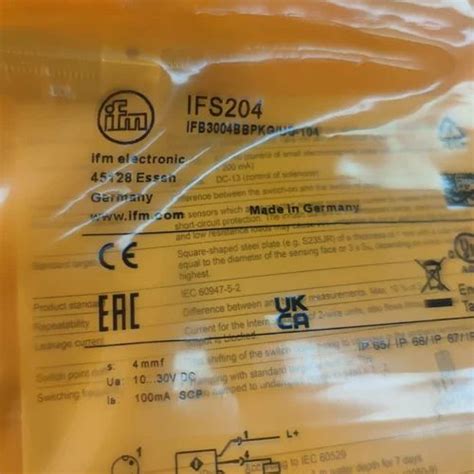 5 Mm Ifs204 Inductive Sensor At ₹ 1500 Piece In New Delhi Id 2855673139388