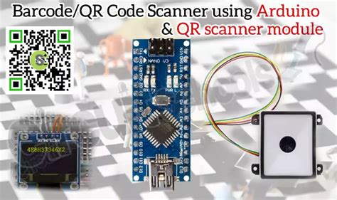 Qr Codebarcode Scanner Using Arduino And Qr Scanner Module Circuit Schools