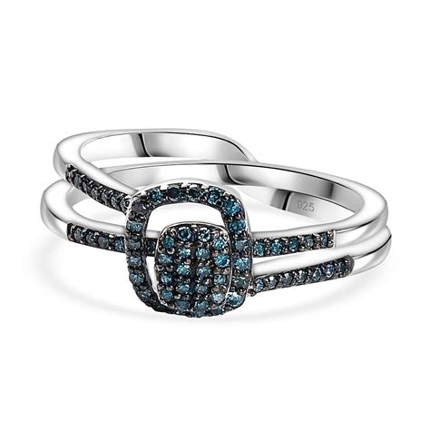 Set Of 2 Diamond Band Ring In Sterling Silver 1750920535 Tjc